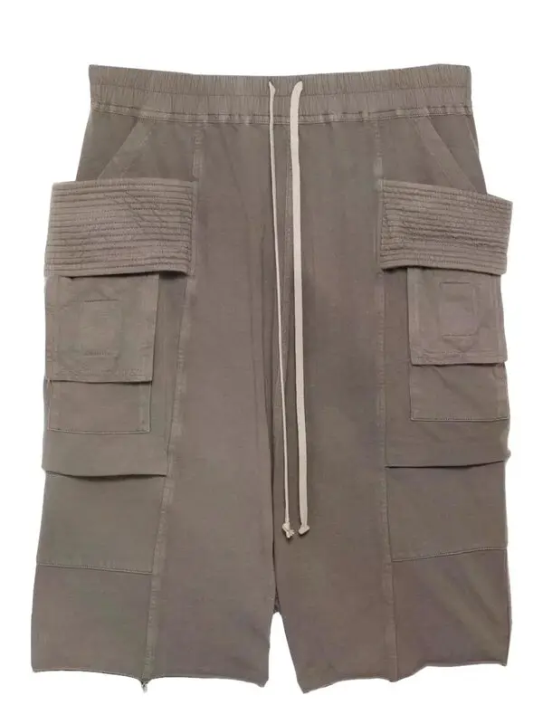 Rick Owens Cretch Cargo Shorts - Brown