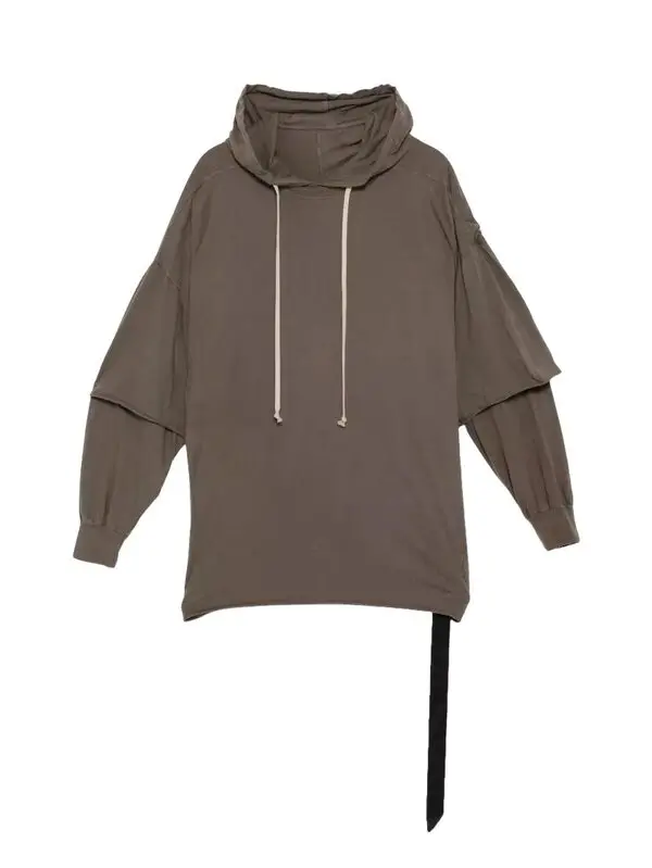Rick Owens Tommy Hustler Hoodie - Brown