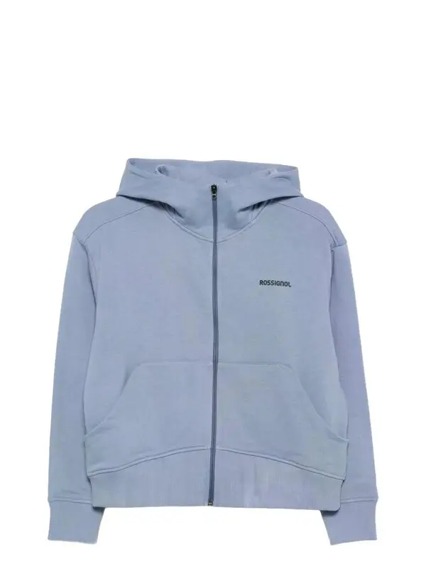 Rossignol Long-sleeve Zip-up Hoodie - Blue