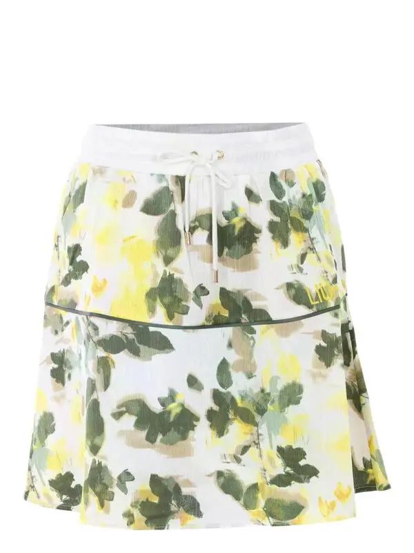 Liu Jo Floral Print Mini Skirt - Green