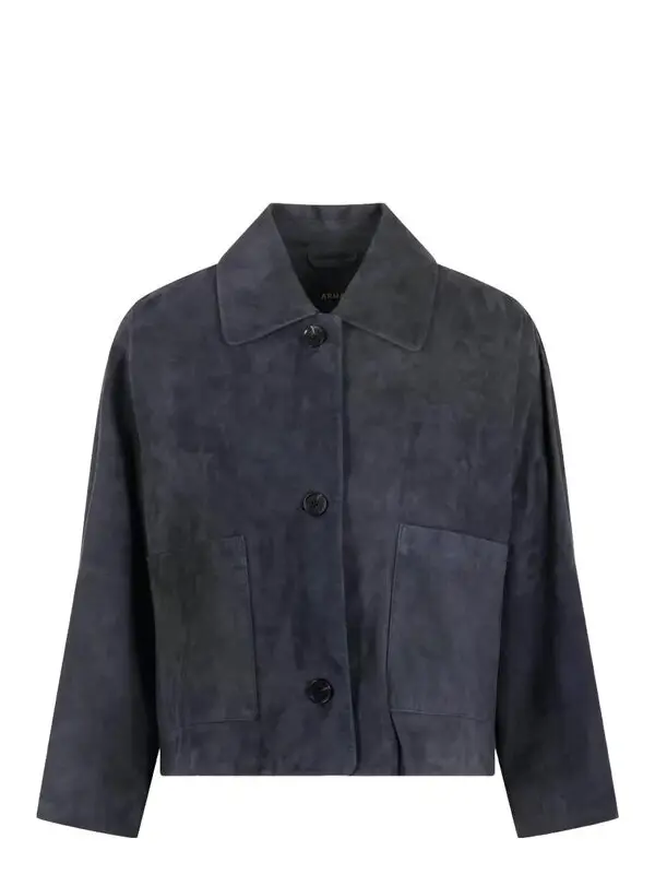 ARMA Zhou Leather Jacket - Blue