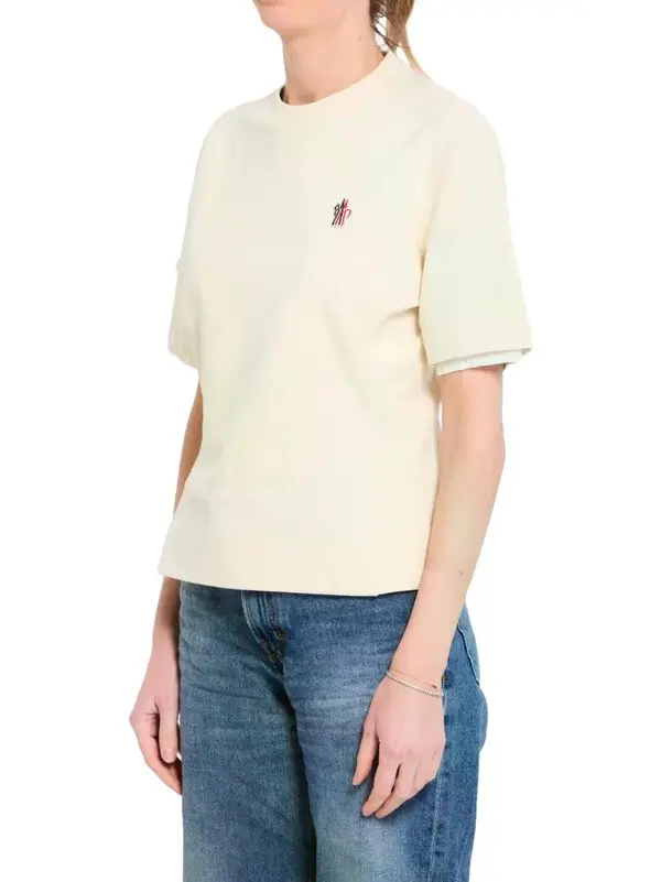 Moncler Crew-neck T-shirt - Neutrals