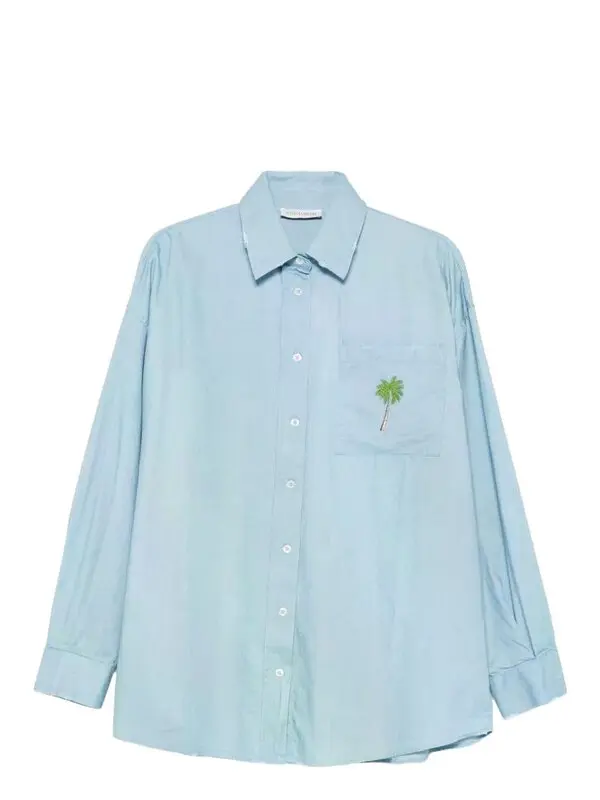Joshua Sanders Embroidered Shirt - Blue