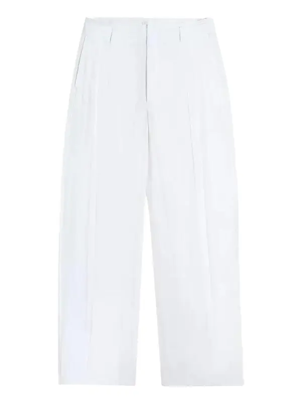 LEMAIRE Pleat Panel Palazzo Pants - White