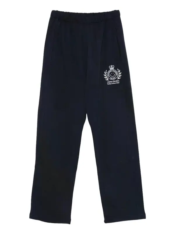 Joshua Sanders Embroidered Track Pants - Blue