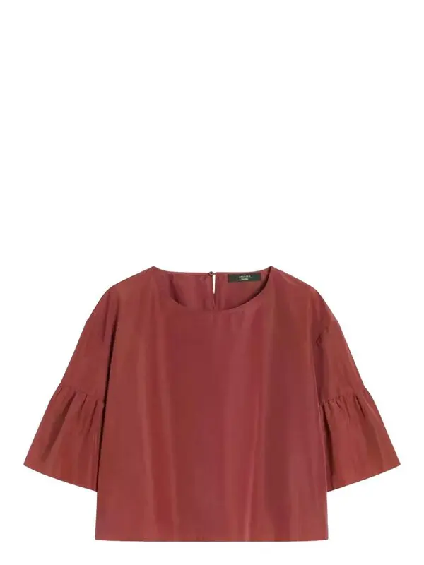 Max Mara Shirt With Flared Sleeves - Red