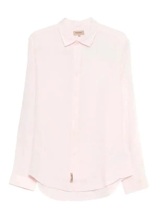 Woolrich Buttoned Shirt - Pink