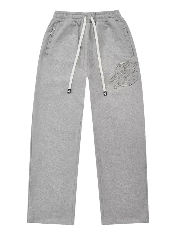 GODSPEED Studded Symmetric Track Pants - Grey