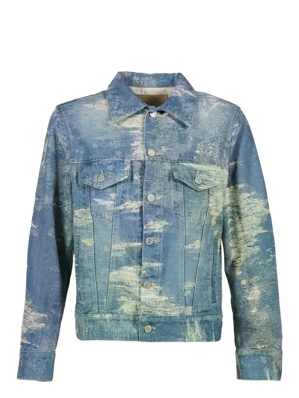 TAAKK Button-up Denim Jacket - Blue