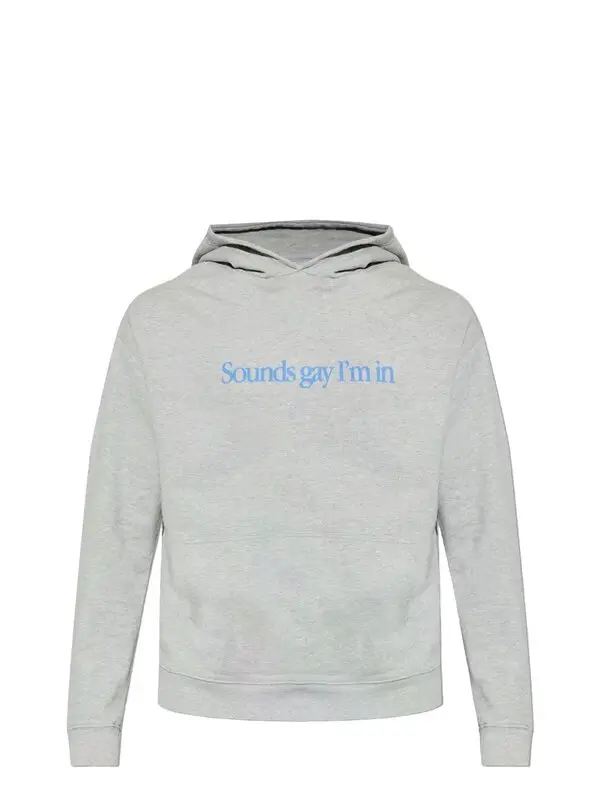 CARNE BOLLENTE Graphic-print Hoodie - Grey