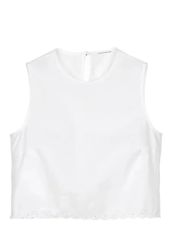 Cecilie Bahnsen Cbdeeba Broderie Anglaise Top - White