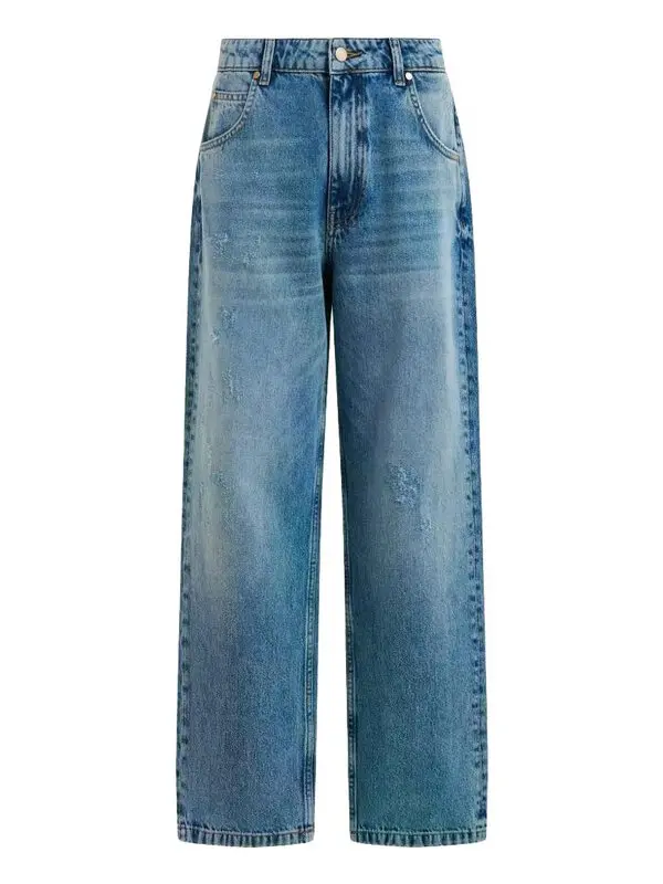 Essentiel Antwerp Studded-pocket Straight Leg Jeans - Blue