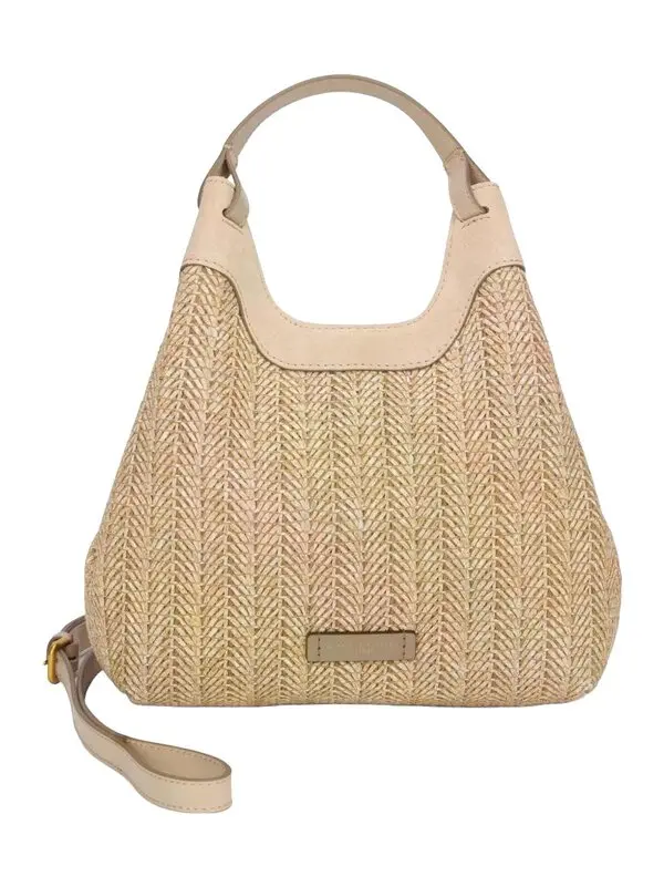 GIANNI CHIARINI Herringbone Tote Bag - Neutrals