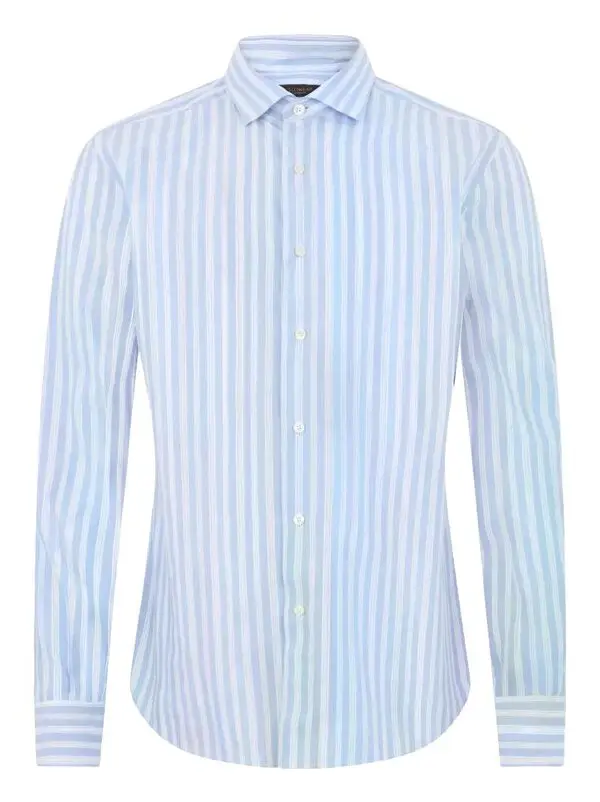 SLOWEAR Striped Shirt - Blue