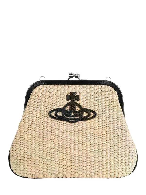 VIVIENNE WESTWOOD Orb Clutch - Neutrals