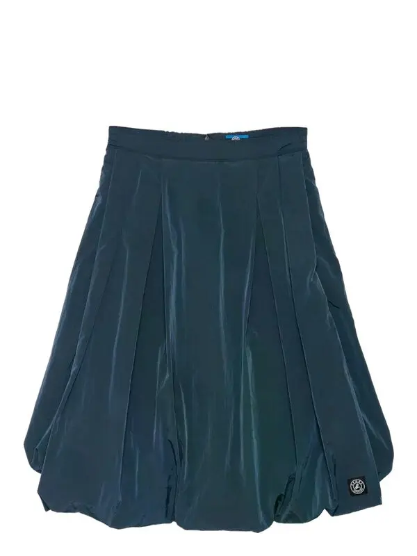 AGNES B. Pleated Bubble Skirt - Blue