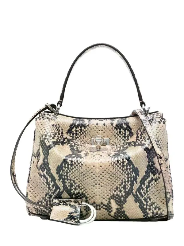 Balenciaga Snakeskin-effect Tote Bag - Neutrals