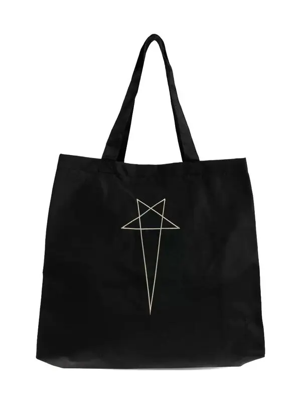 Rick Owens Graphic-print Tote Bag - Black