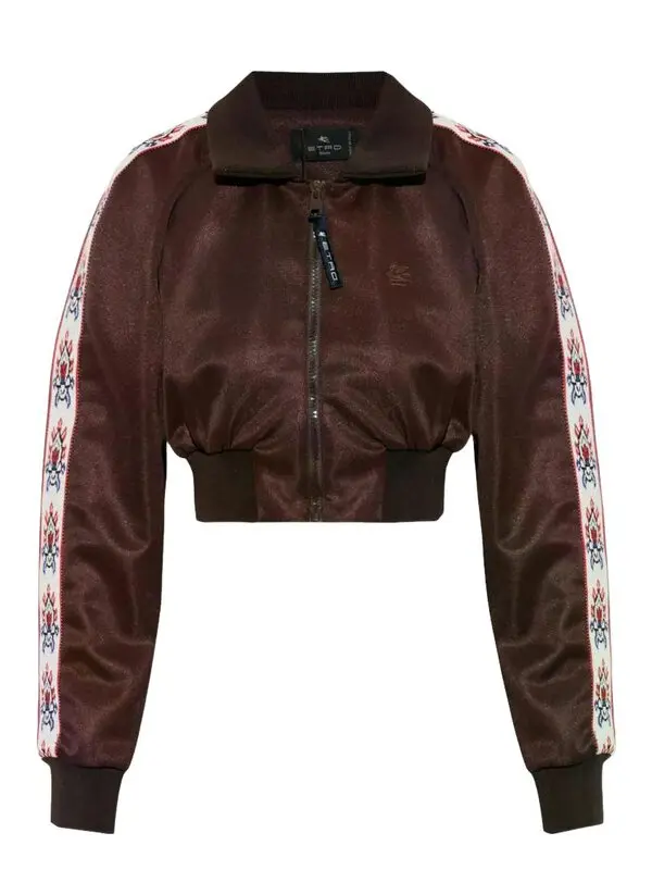 Etro Zipped Long-sleeve Jacket - Brown