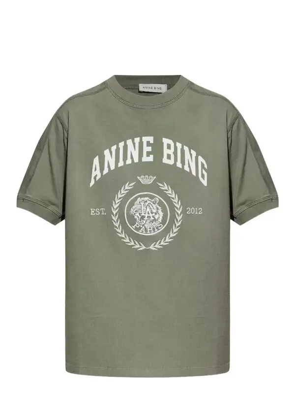 ANINE BING Graphic T-shirt - Green