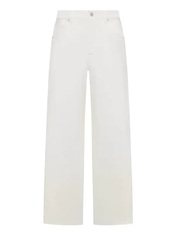 Brunello Cucinelli Straight-leg Trousers - White
