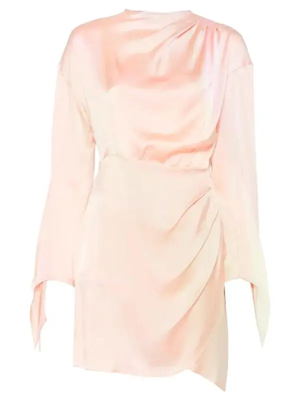 SEMICOUTURE Long-sleeve Mini Dress - Pink