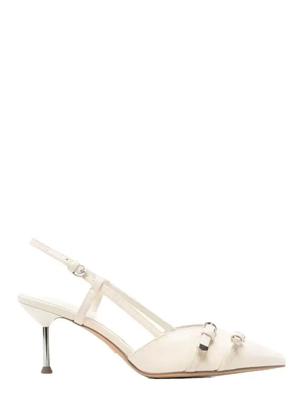 TAMARIS Pelle Buckled Pumps - Neutrals