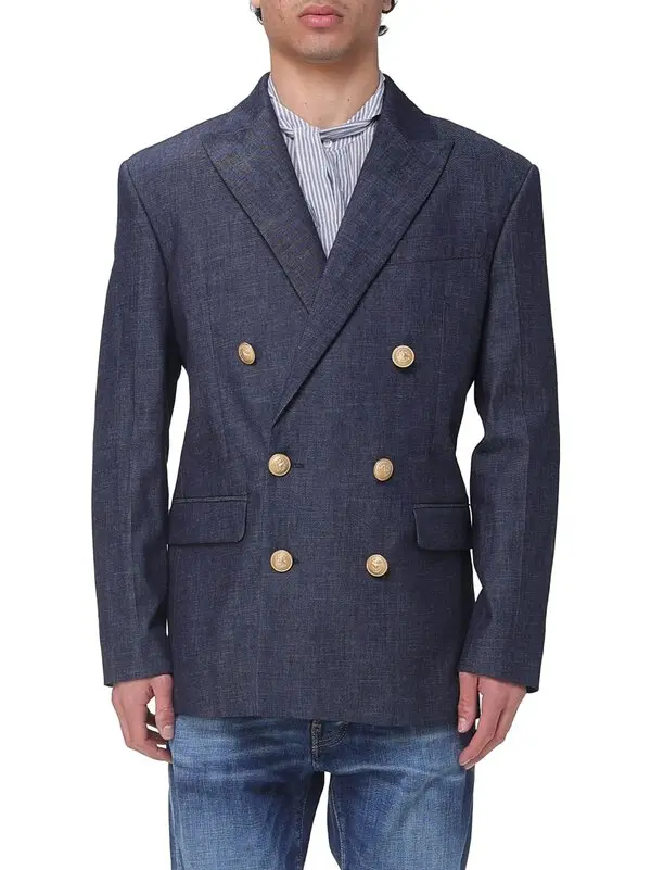 Dsquared2 Double-breasted Blazer - Denim