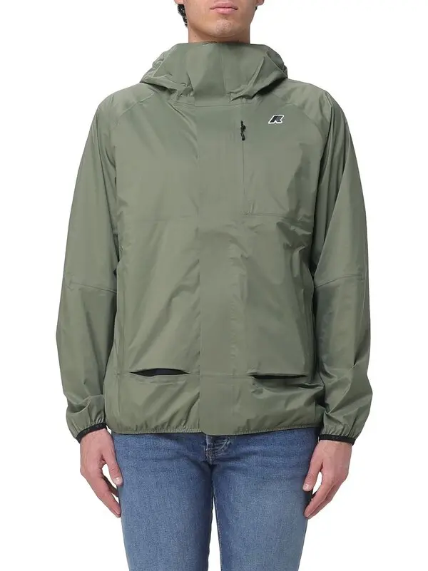 K-WAY Waterproof Hooded Jacket - Green