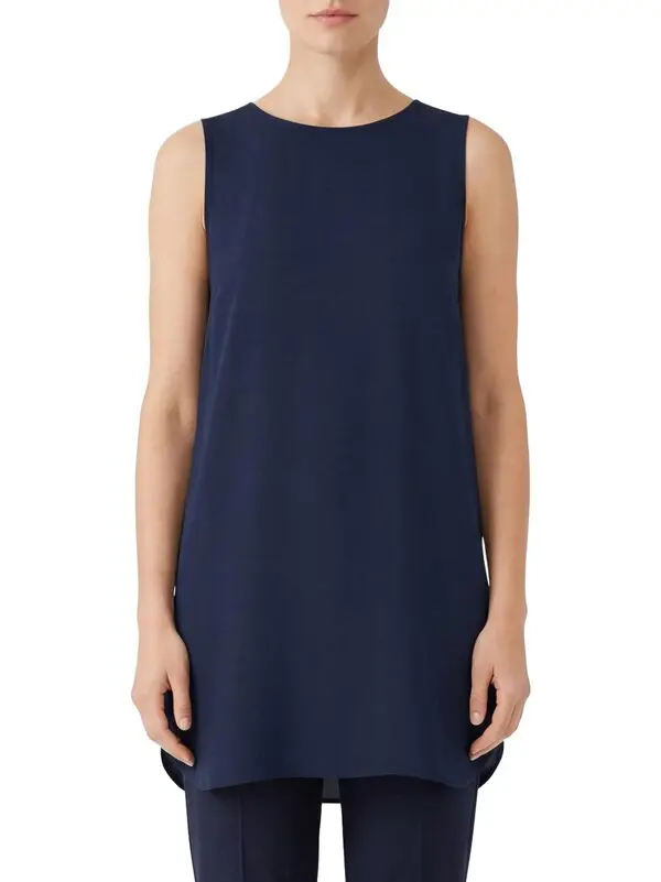 ALLUDE Sleeveless Top - Blue 1