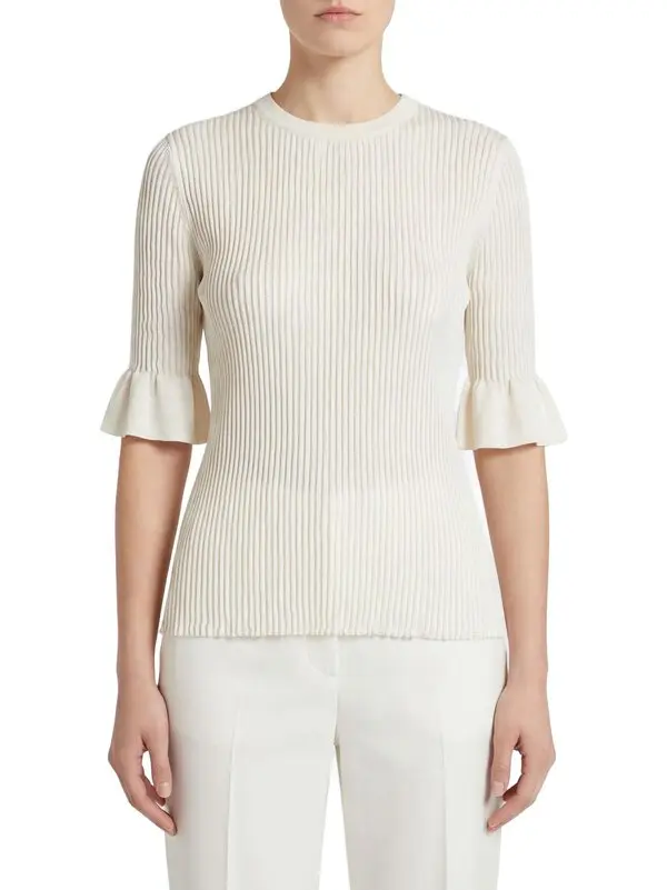 JIL SANDER Sweater - White