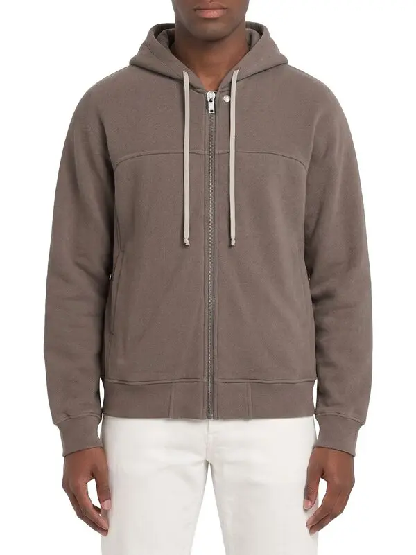 Rick Owens Zip-up Hoodie - Dust