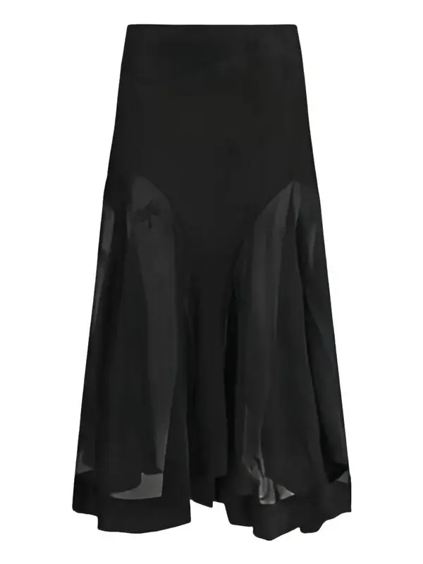Our Legacy Panelled Midi Skirt - Black