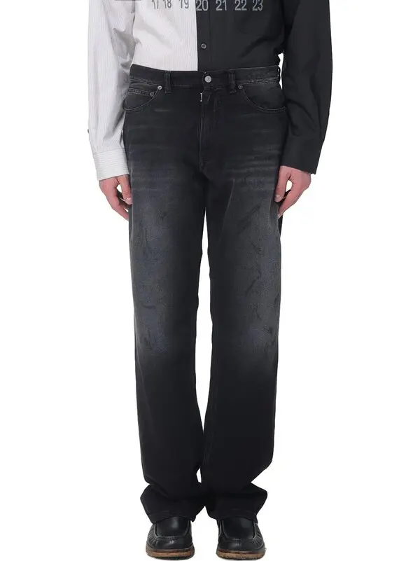 MAISON MARGIELA Straight Leg Jeans - Black