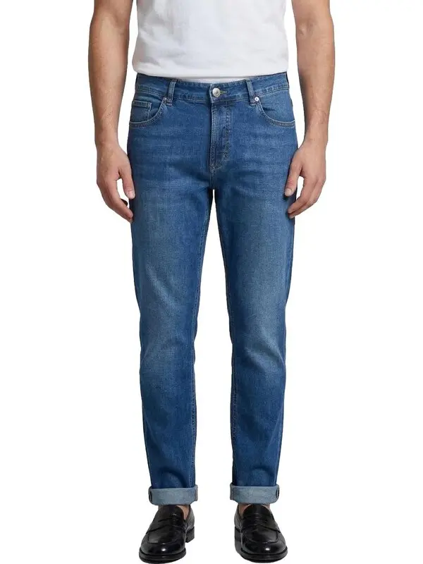 Brunello Cucinelli Straight Leg Jeans - Denim