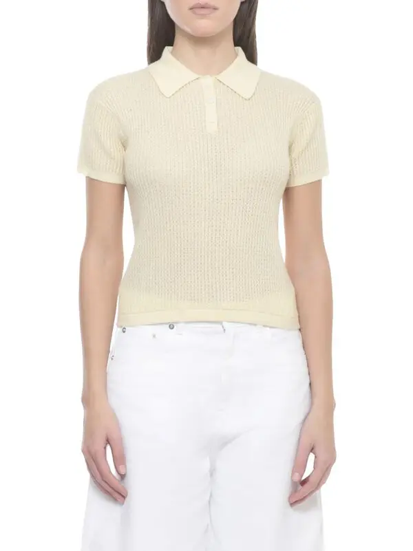 Guest In Residence Polo Shirt - Yellow