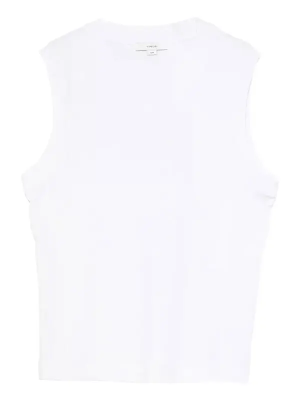 Vince Sleeveless Tank Top - White