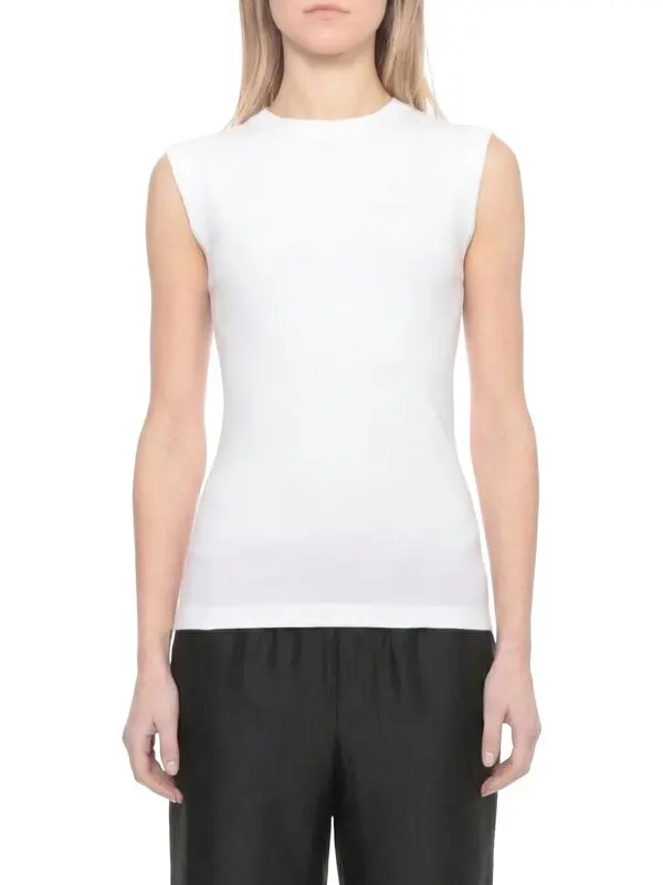 Norma Kamali Sleeveless Top - White