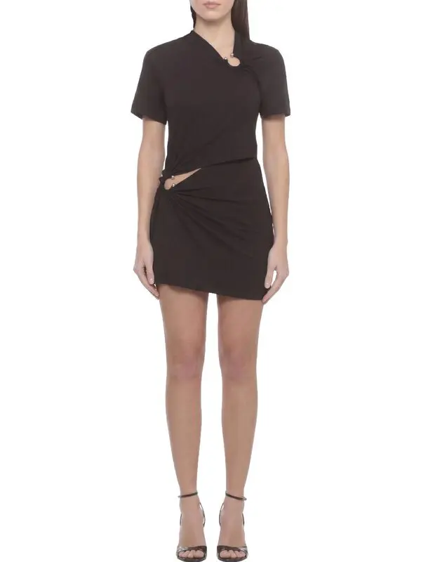 Rabanne Short Sleeve Dress - Black