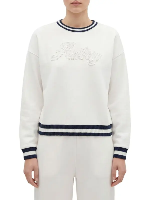 AUTRY Crewneck Sweatshirt - White