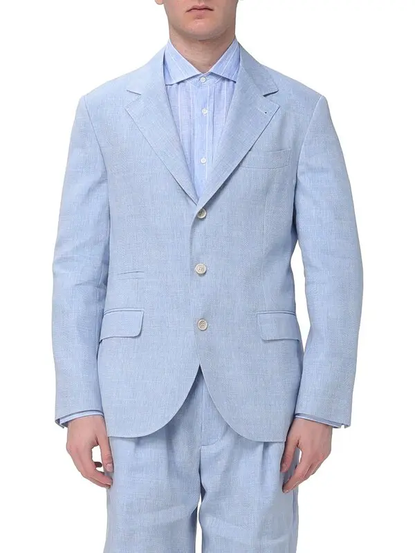 Brunello Cucinelli Jacket - Gnawed Blue