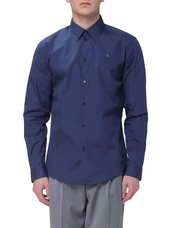 Burberry Classic Cotton Poplin Shirt - Blue