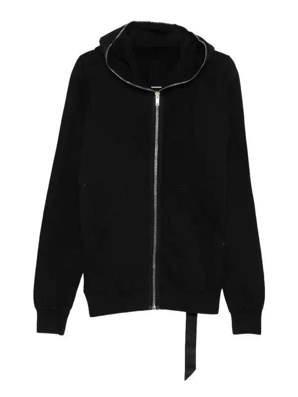 Rick Owens Zip-up Hoodie - Black