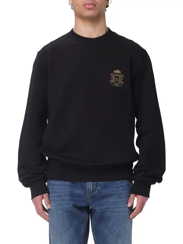 Dolce & Gabbana Crew Neck Sweatshirt - Black