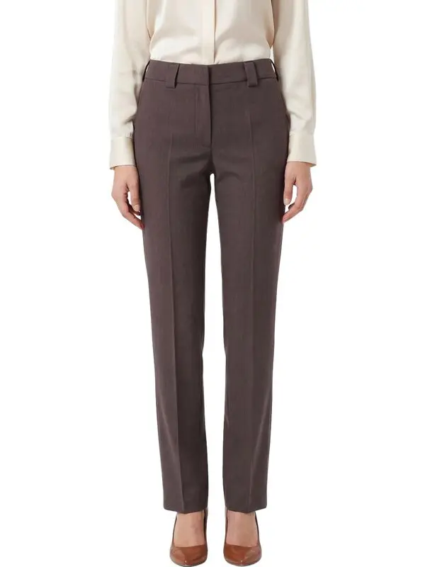 DARKPARK Straight Leg Trousers - Brown