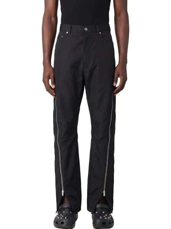 Rick Owens Banana Cotton Blend Trousers - Black