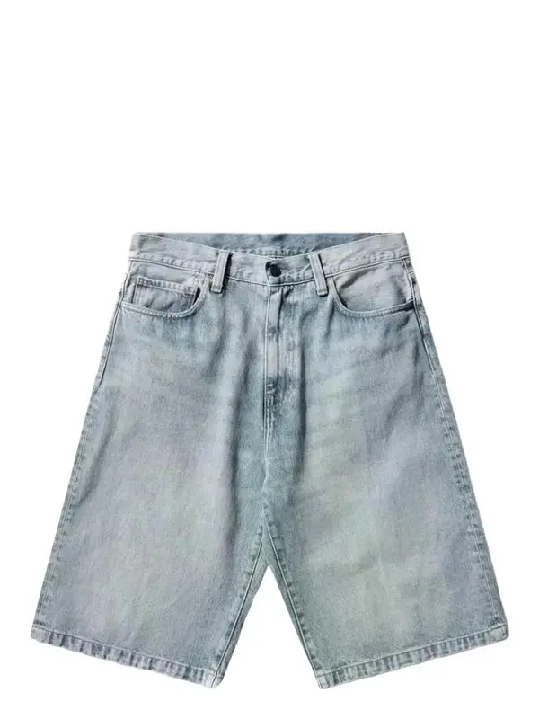 Carhartt Work In Progress Heavy Bleached Shorts - Blue
