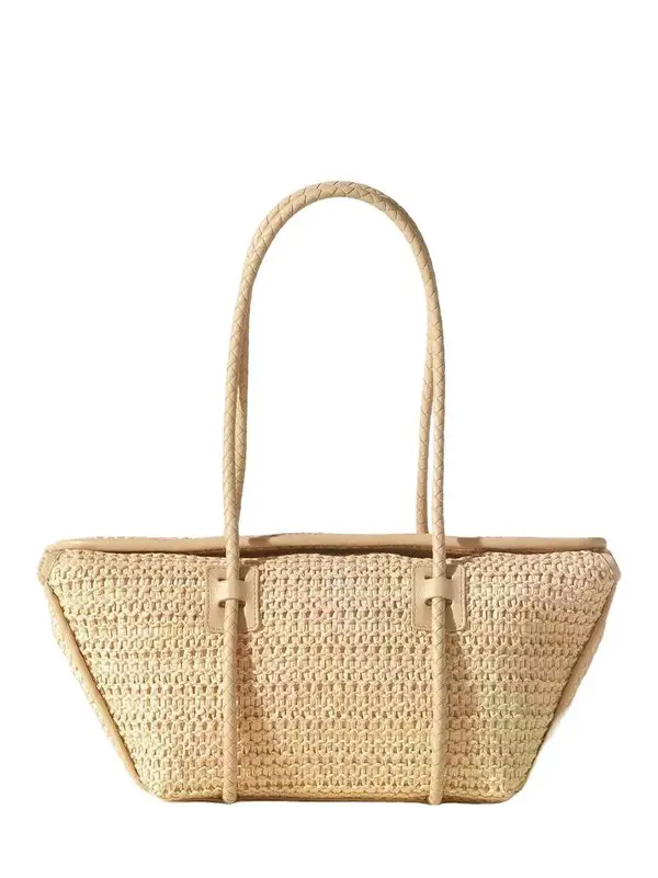 Hereu Forna Raffia Tote Bag - Neutrals