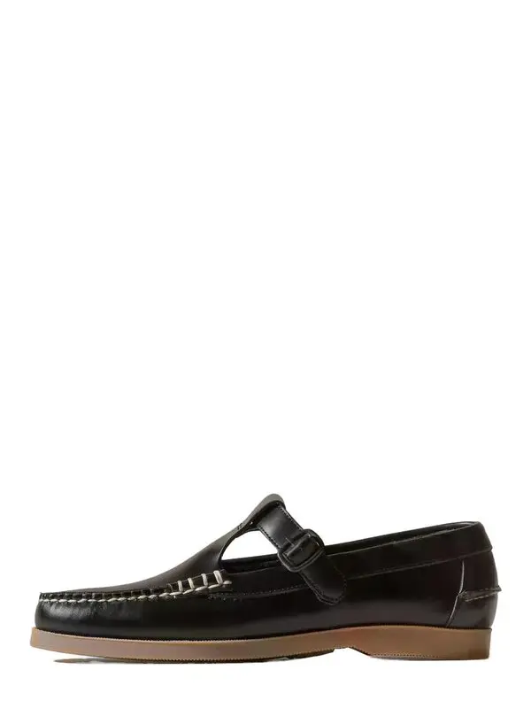 Hereu Alber T-bar Loafers - Black