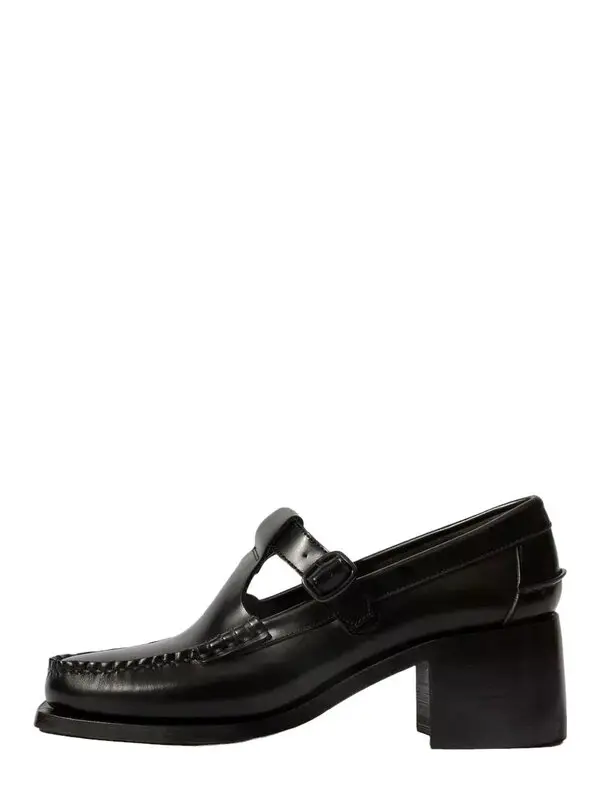 Hereu Alber T-bar Loafers - Black